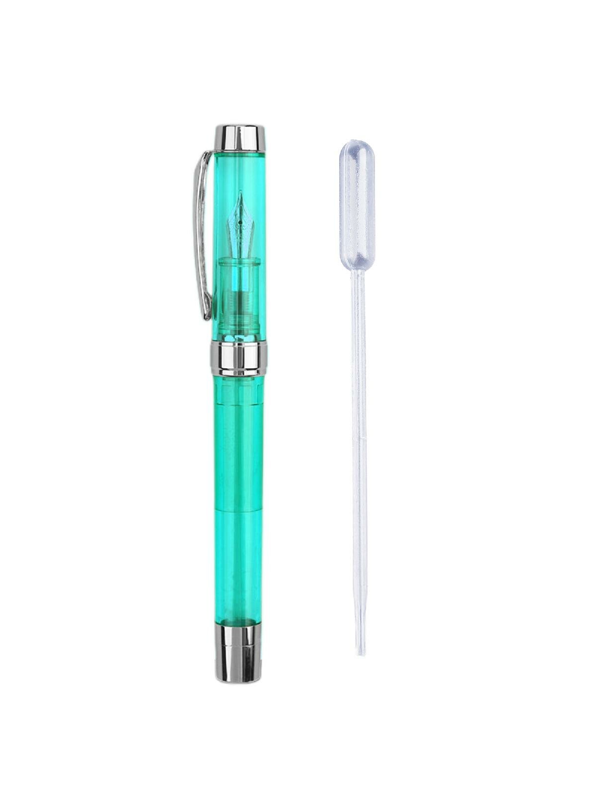 Прозрачная перьевая ручка EF / F с иридиевым пером Пиши плавно, не засоряясь акрилом