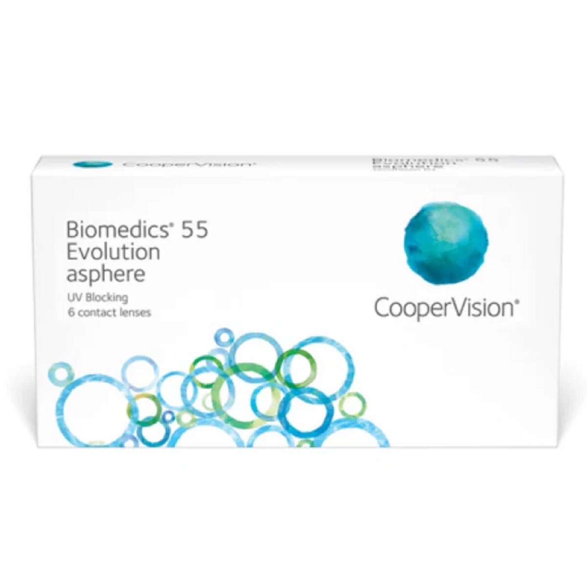Контактные линзы CooperVision Biomedics 55 Evolution 6 шт, R 8.6, D -8.00