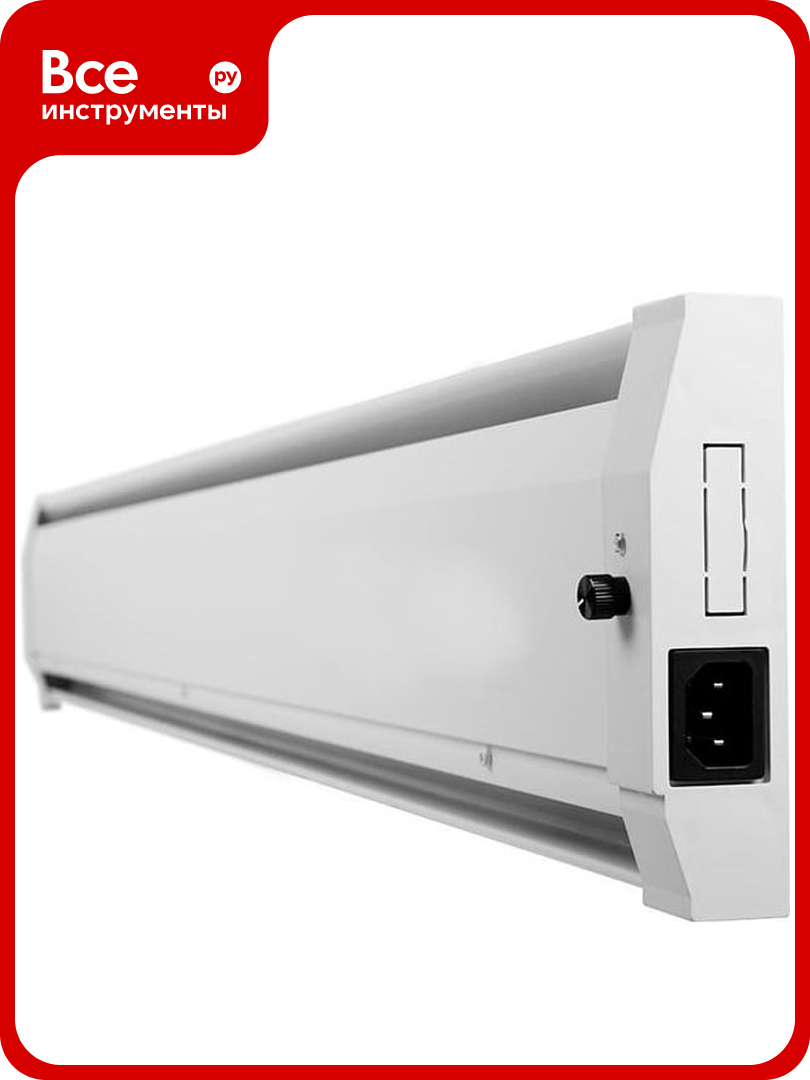 Плинтусный обогреватель Mr.Tektum Smart-Roll 600Вт 1,1м белый подключение справа SRWR1,6