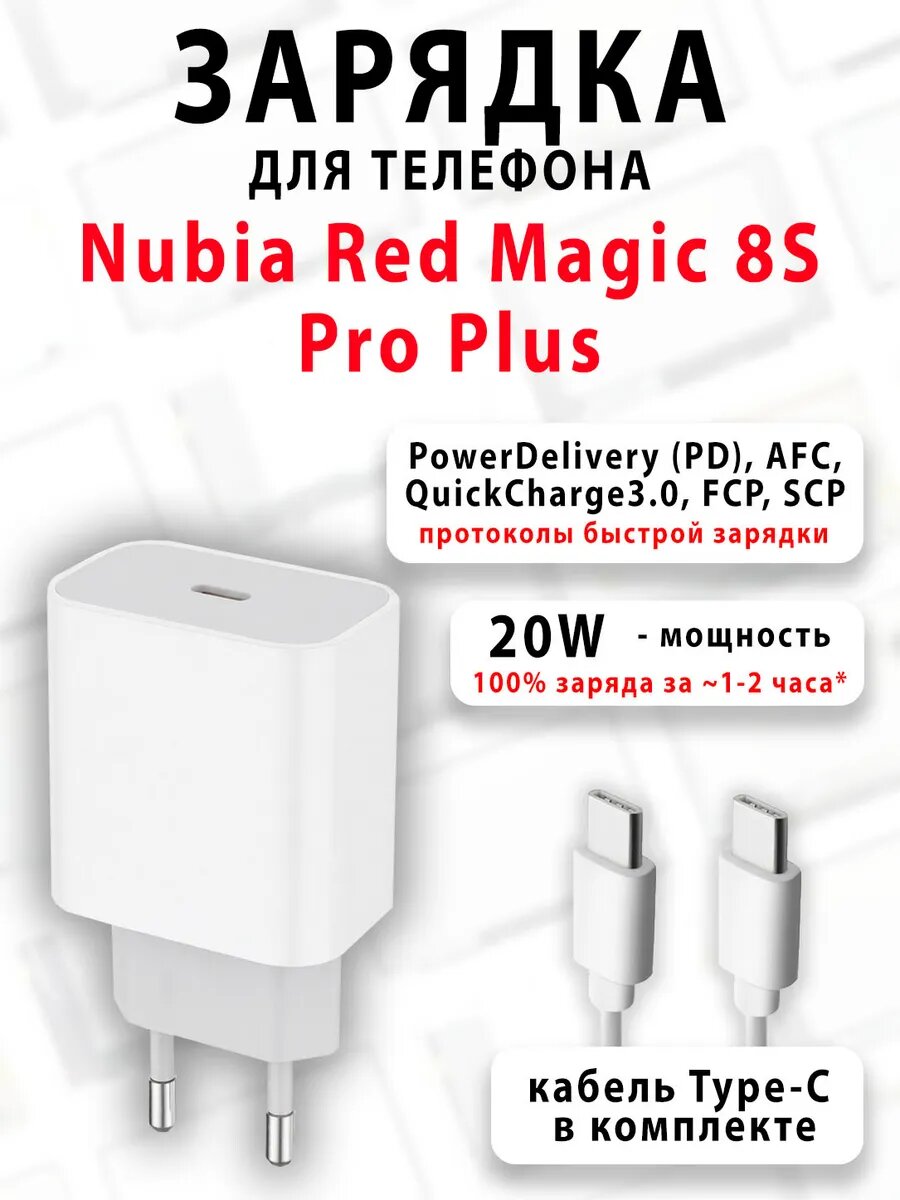 Зарядное устройство для телефона Nubia Red Magic 8S Pro Plus