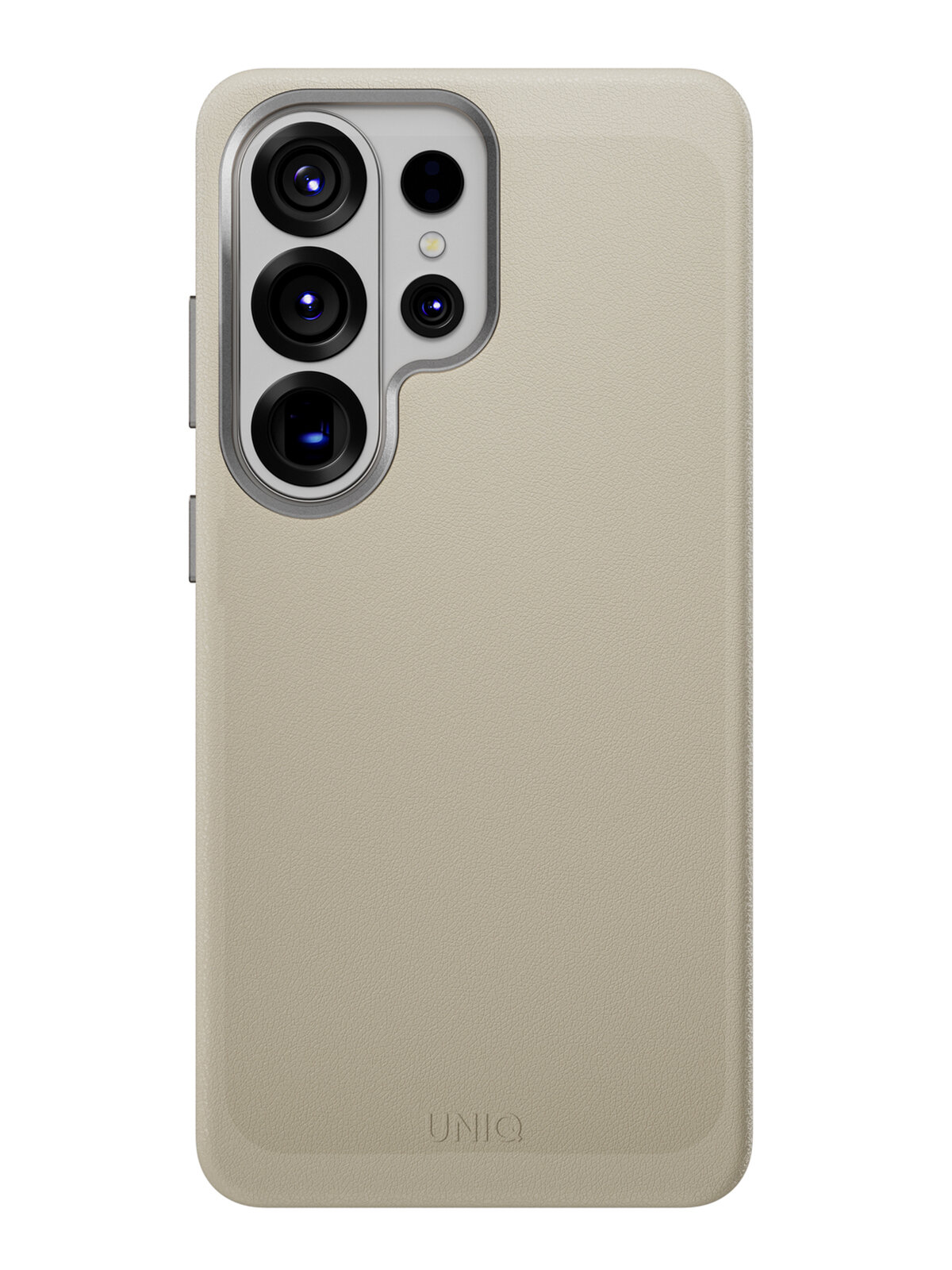 Чехол Uniq на Samsung Galaxy S26 Ultra, Lyden из премиальной экокожи, с магнитами MagSafe, серый