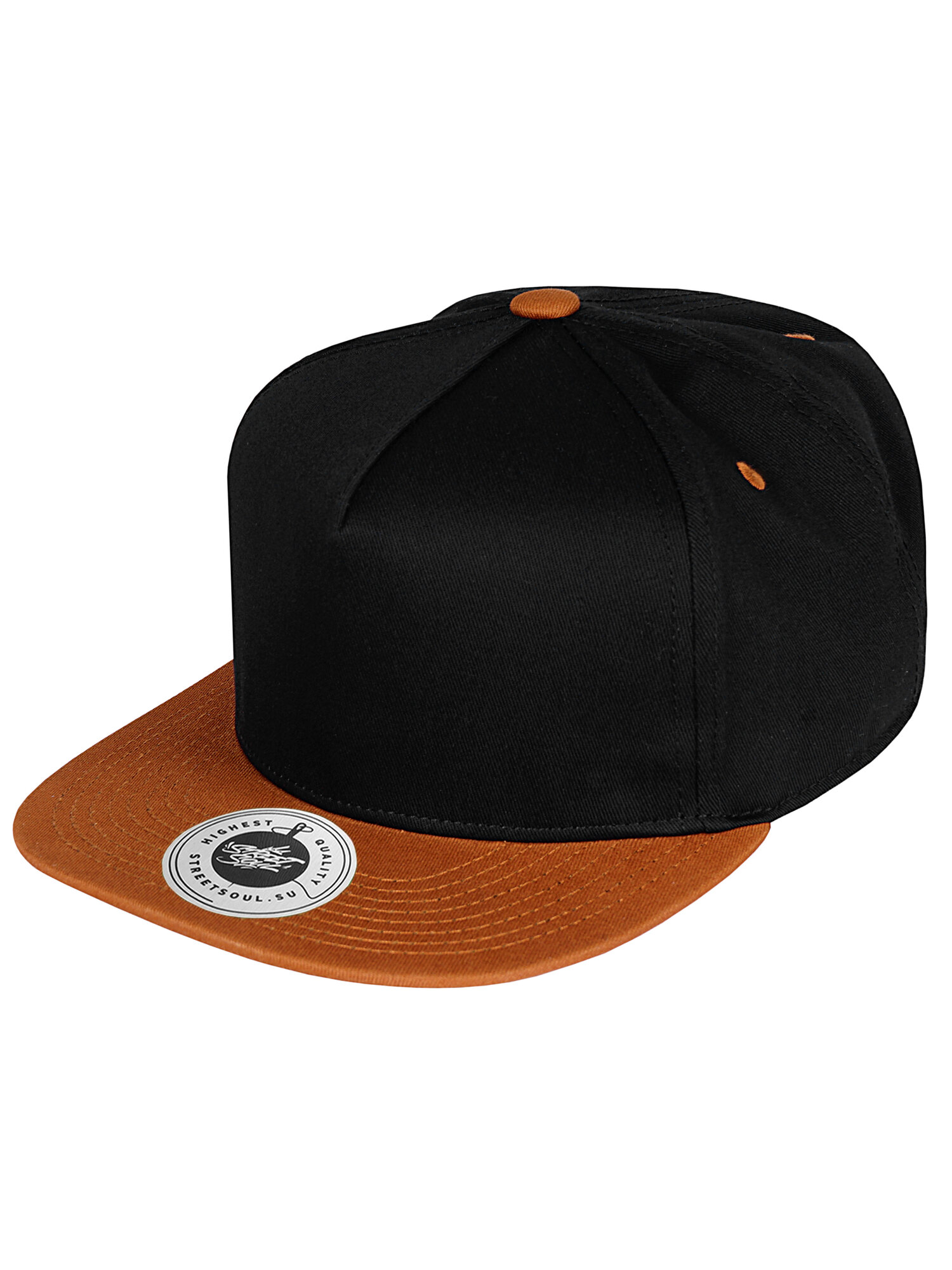 Бейсболка Бейсболка 003-5-2 Пятипанельная двухцветная хлопковая для мужчин