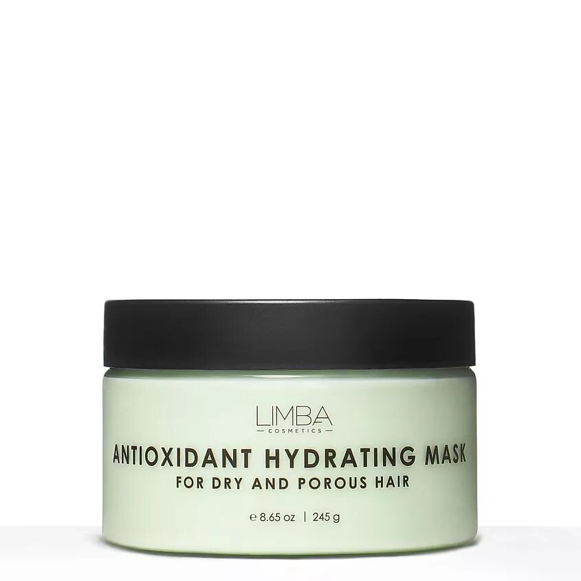 LIMBA COSMETICS Антиоксидантная маска для сухих и пористых волос, 245 г