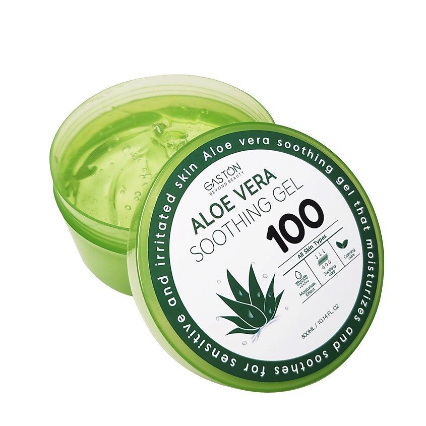 GASTON Гель для тела успокаивающий с алоэ вера Aloe Vera Soothing Gel, 300 мл