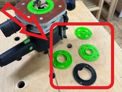 Комплект копировальных колец фрезера Festooi OF1100