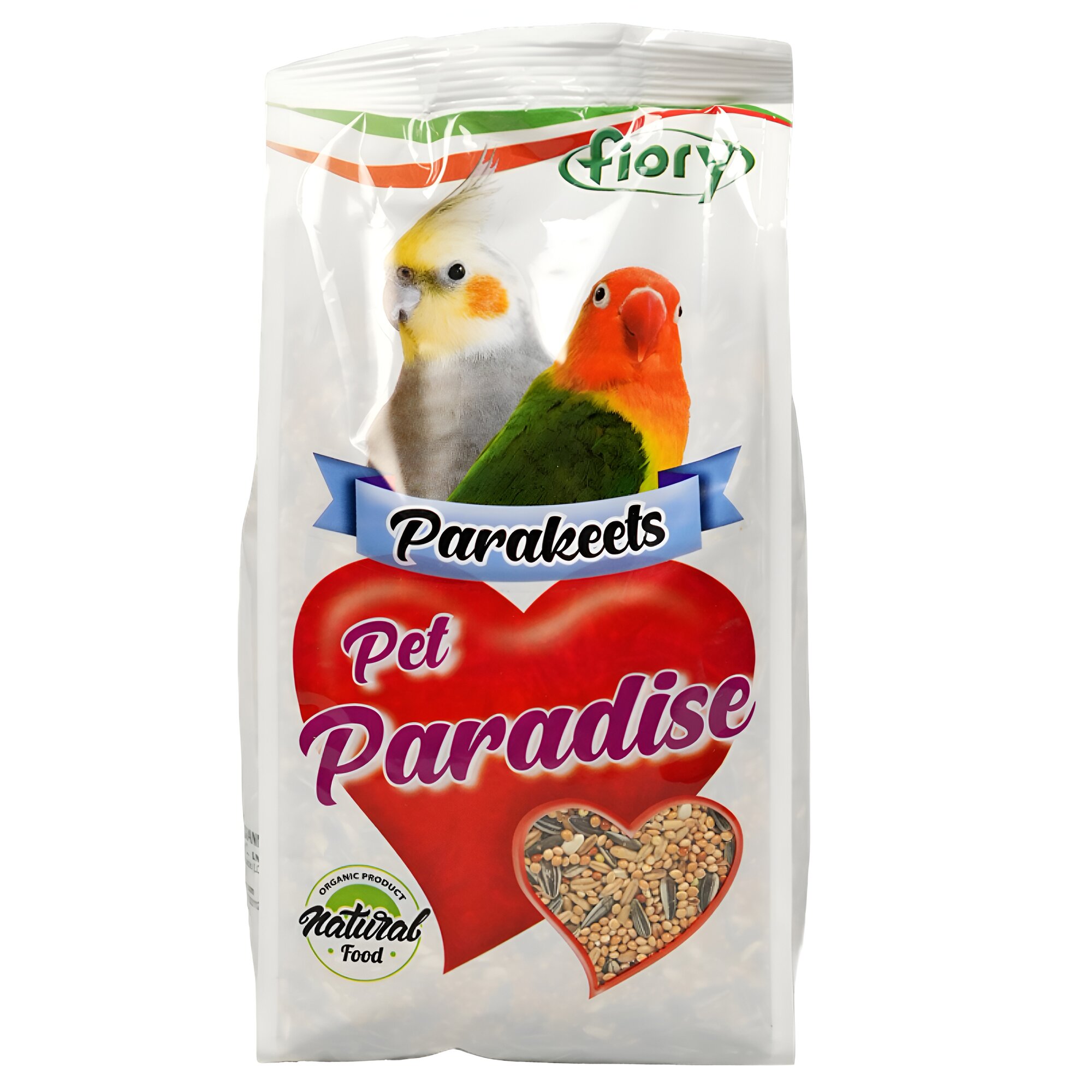 Повседневный сбалансированный корм корм для средних попугаев Fiory Pet Paradise 1 кг