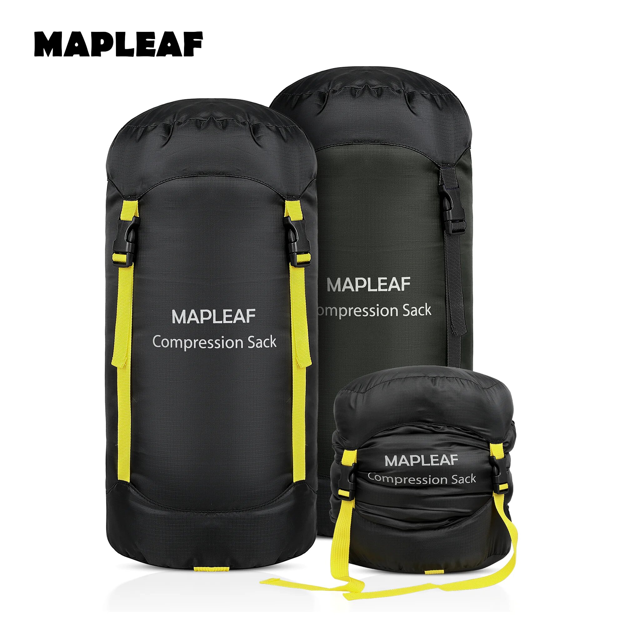 Мешок для спальника MAPLEAF Black20L-48x23x23cm