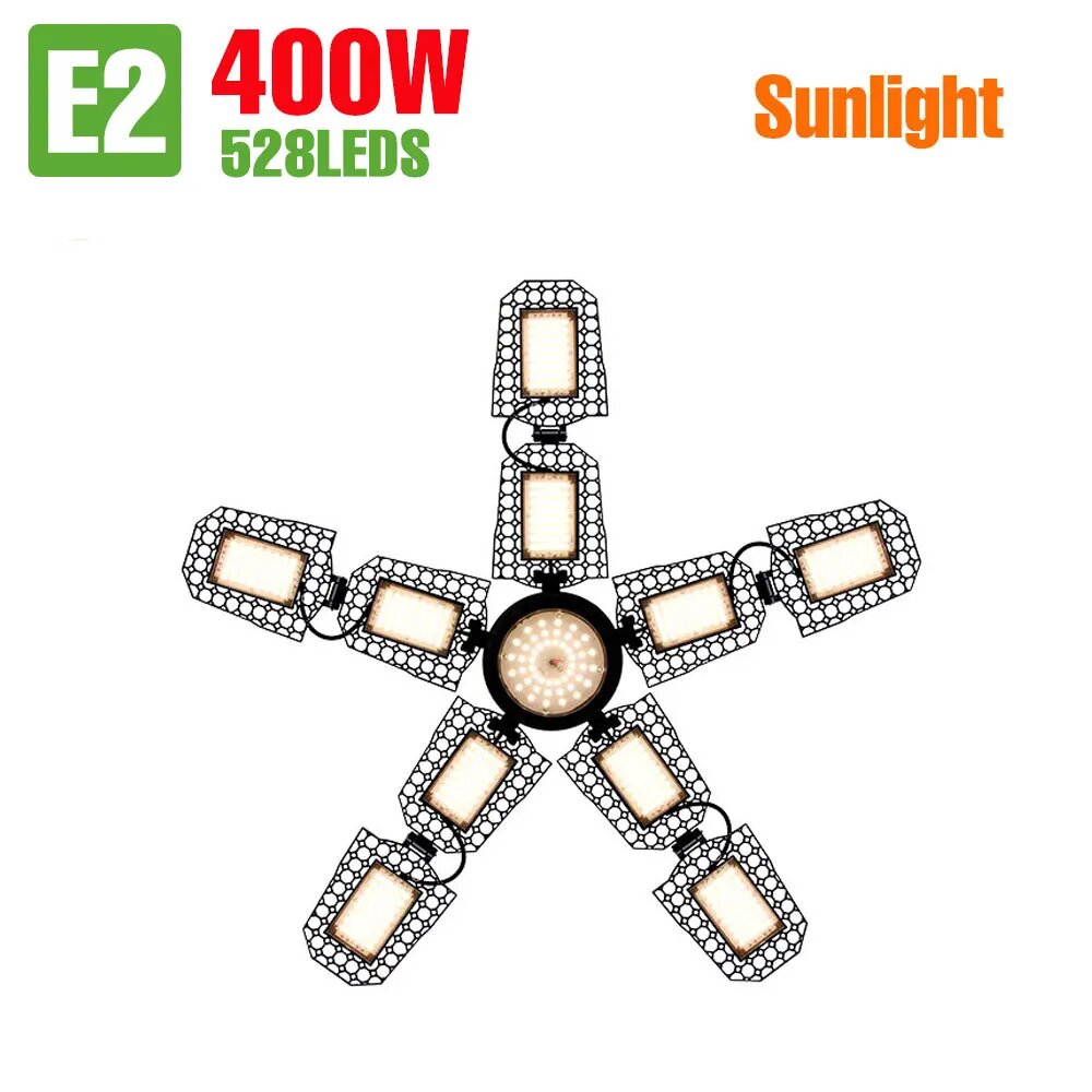LED лампа для растений Sunlight 400W E2 528LEDs