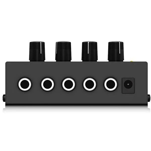 Behringer Microamp HA400 - Компактный 4-канальный стерео усилитель для наушников, 1 вход, 4 независимые секции с регулировкой уровня — фото 1