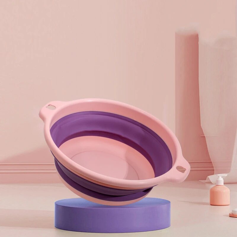 Складная пластиковая раковина Розовый, S Pink