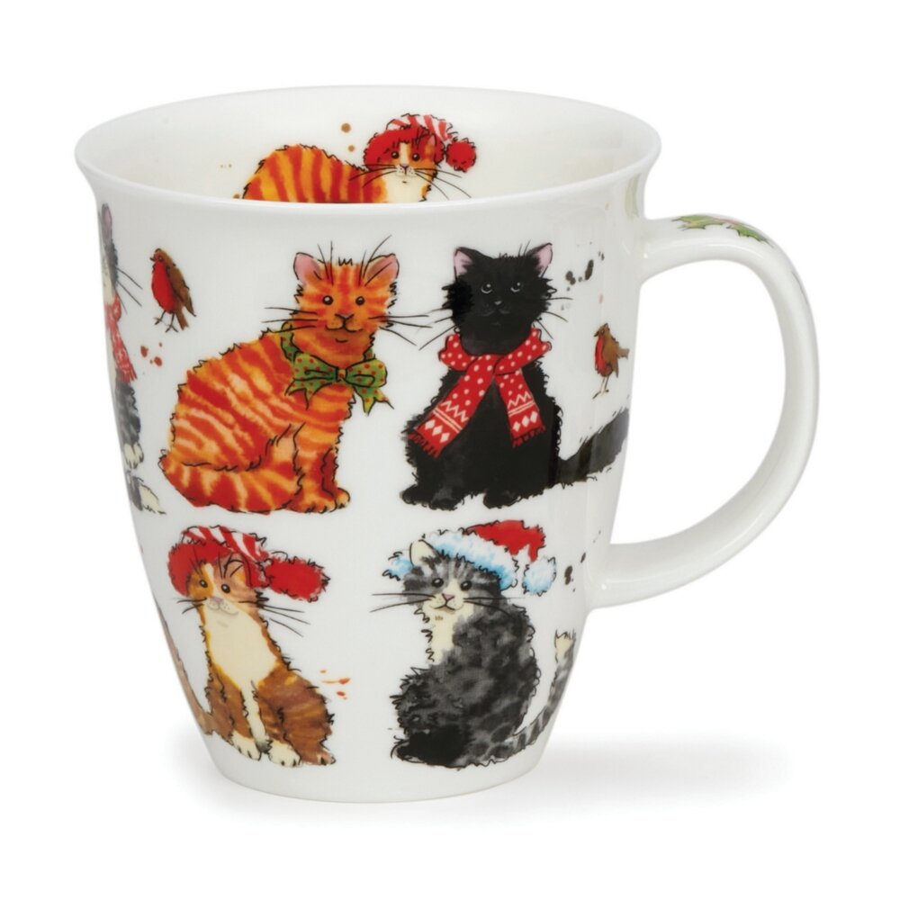 Кружка Dunoon Nevis Festive Cats Mug 78043584