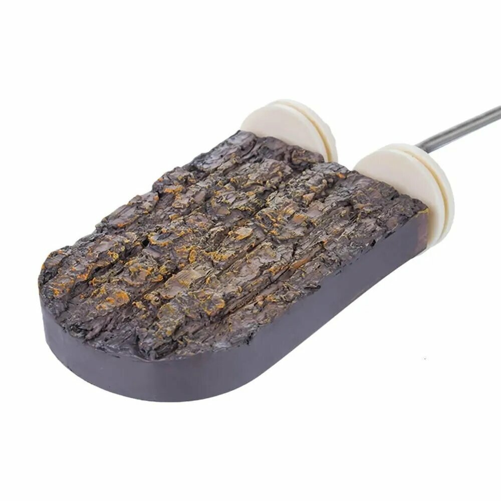 Подогреваемая платформа для птиц с дизайном природного камня, тремя температурными режимами до 45 C и автоматическим термостатом, - Bark heating station