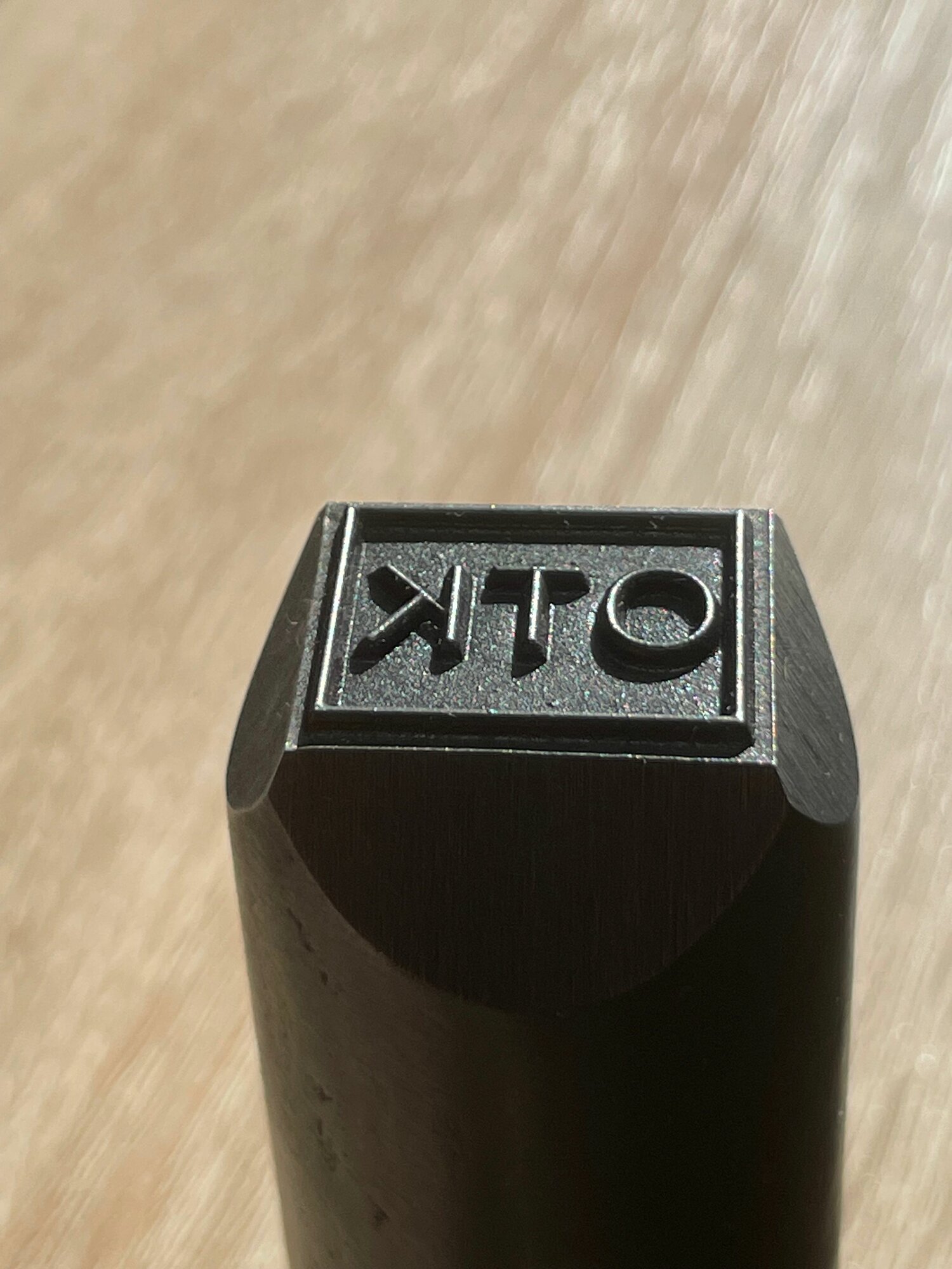 Ударное клеймо ОТК 14на18мм. сталь 9ХС твердость 50-55 HRC