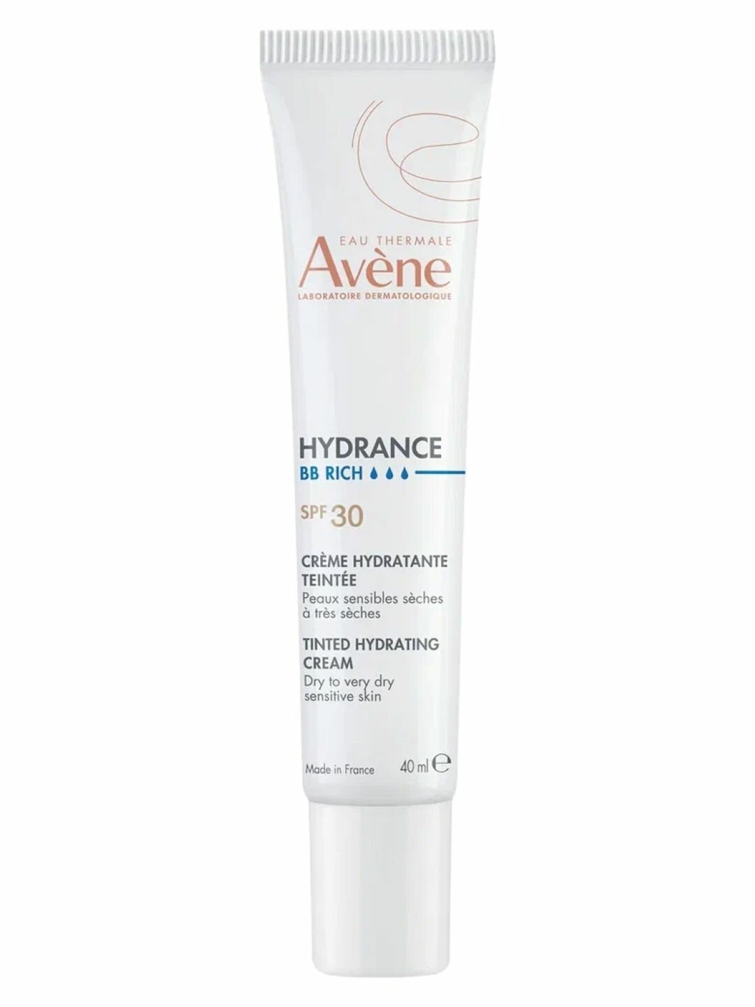 Авен гидранс BB-РИШ Питательный тонирующий крем SPF30, 40 мл | AVENE Hydrance BB-Rich Tinted hydrating cream SPF30