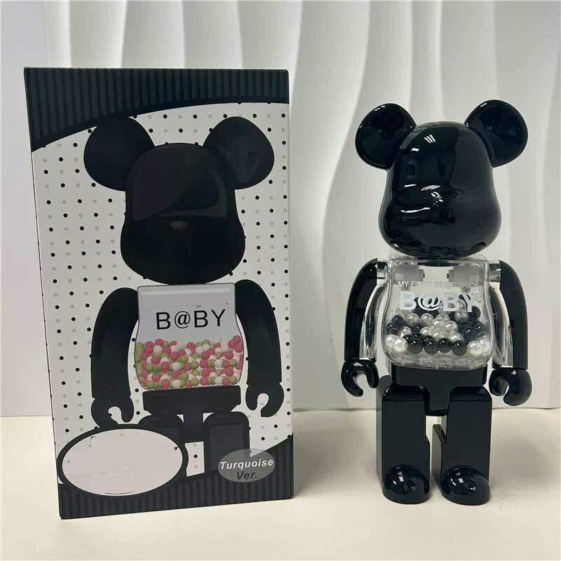 Горячая распродажа по специальной ценеБеарбрик 400% Яростный Медведь Ван Гог Подсолнух Кролик Звездная Луна Декоративная Модная Игрушка