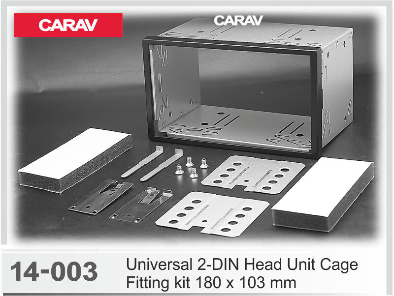 Переходная рамка 2Din 7 дюймов универсальная корзина. Carav 14-003.