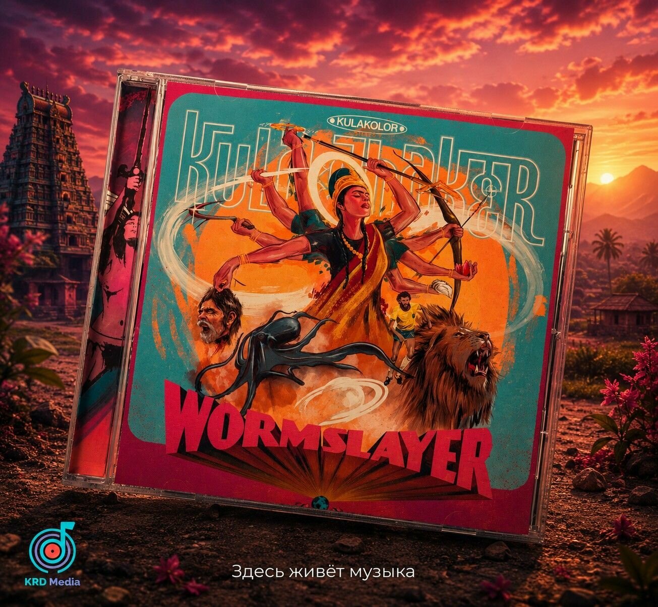 Kula Shaker - Wormslayer, 2026, 8-page, CD-Аудио