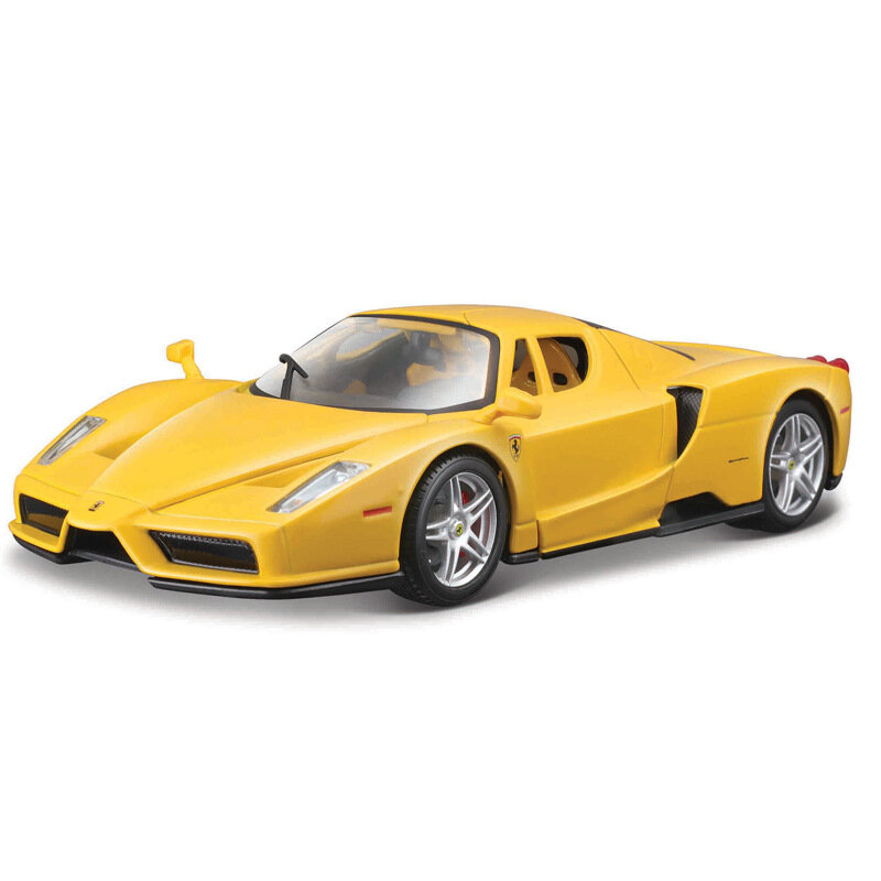 Игрушечный автомобиль Burago Bimeigao SF90, имитация Ferrari ENZO, желтый