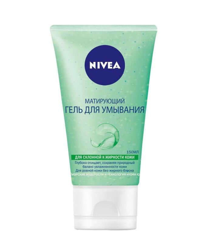 Nivea Гель матирующий для умывания для склоной к жирности кожи 150мл