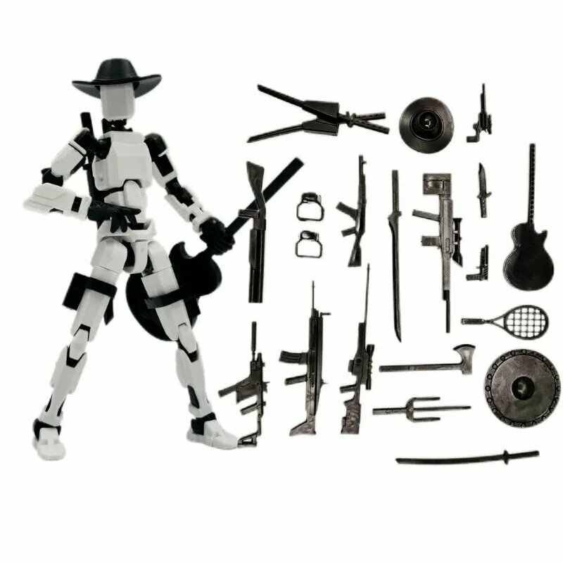 Фигурки подвижные, Подвижная шарнирная фигурка Робот, 13 cm