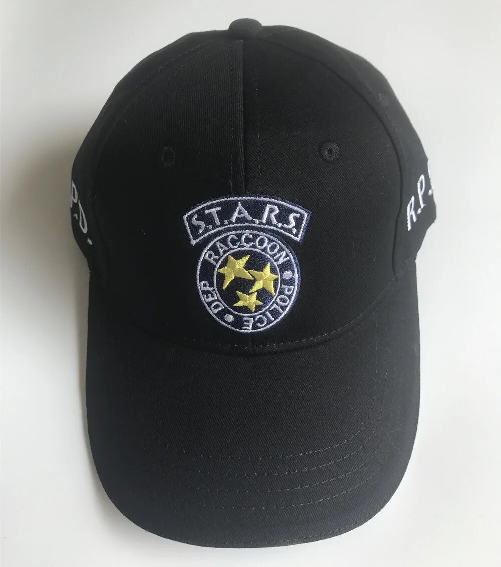 Biohazard STARS RACCOON POLICE RPD чёрная бейсболка