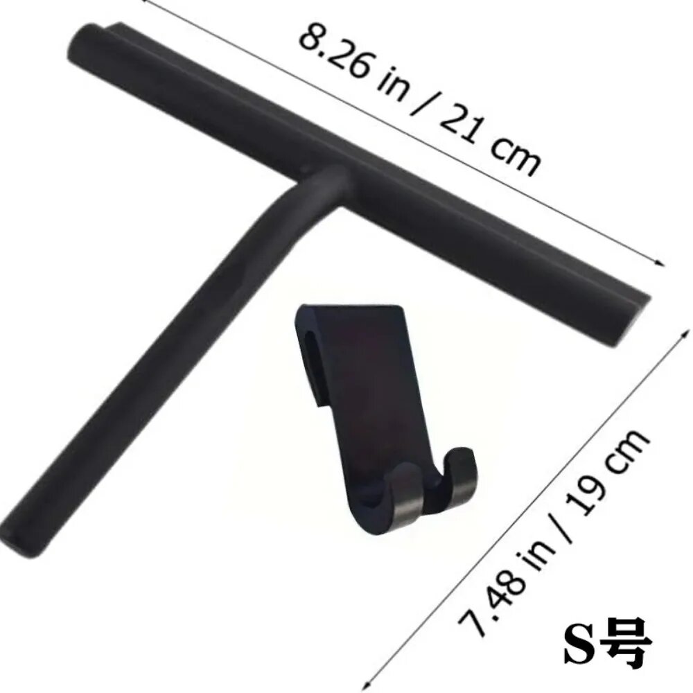 Силиконовый скребок для душа Black