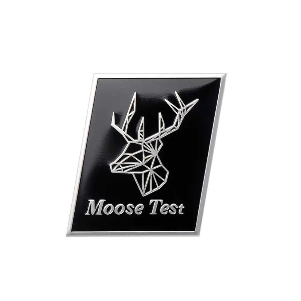 Наклейка "Moose Test" на багажник Volvo