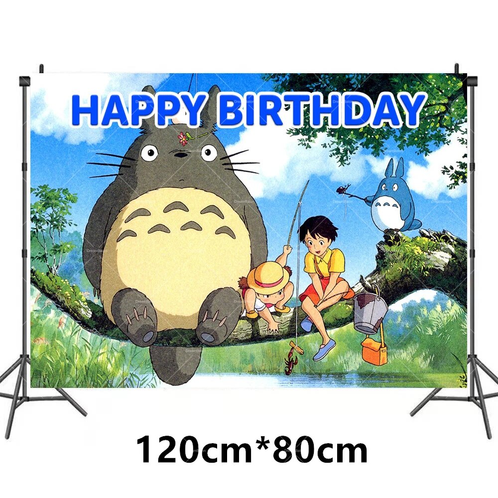 Набор для вечеринки Тоторо и котиков Bandai Background-1pcs