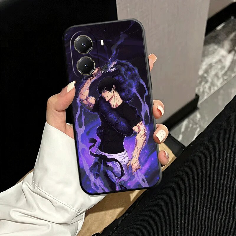 Силиконовый чехол для телефона Anime Fushiguro Toji JUJUSU Фиолетовый, KHTY00452B, Poco X8 Pro Max