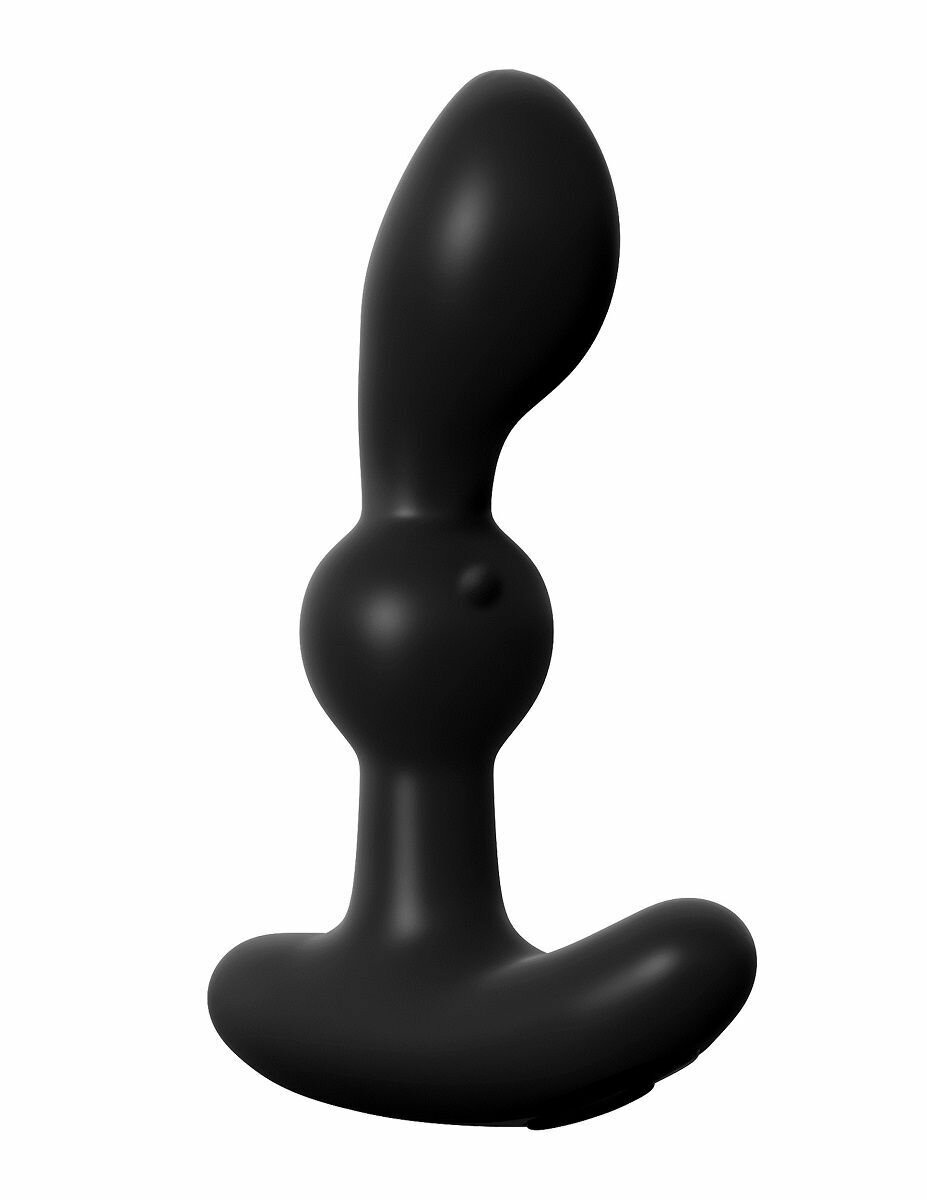 Вибромассажер простаты P-Motion Massager - 15,2 см, Pipedream, черный