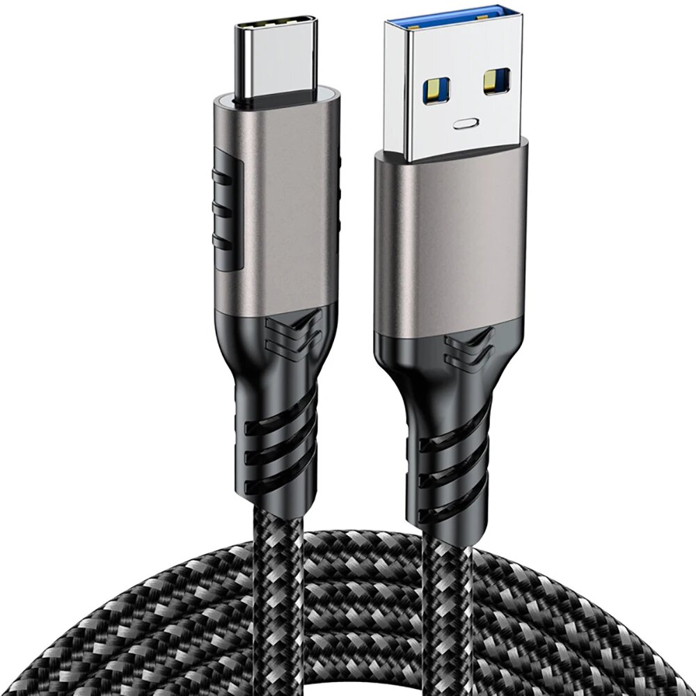 Кабель USB3.2 Gen2 10 Гбит/с Для SSD-накопителей, 3A 60 Вт, USB-A На Type-C, Для Быстрой 1.5m