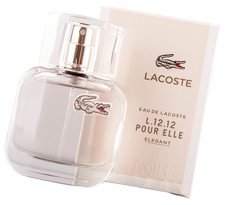 Женская туалетная вода Lacoste L 12 12 Pour Elle Elegant 30 мл / Лакост Эль 12 12 Пур Эль
