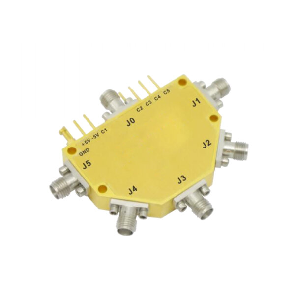 0.5-18 GHz Absorptive SP5T PIN Switch