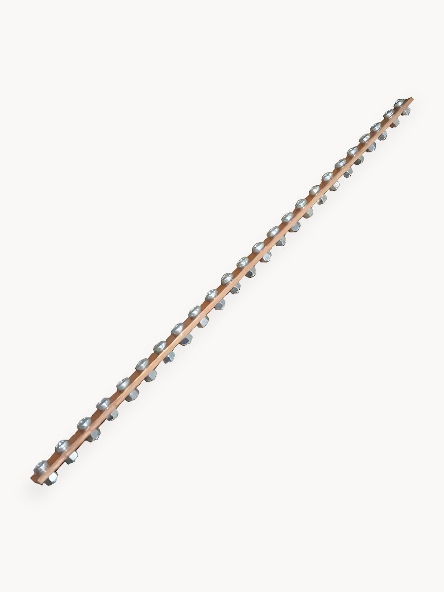 Шина заземления для телекоммуникационных шкафов и стоек 19”, БГ-ШЗ-20