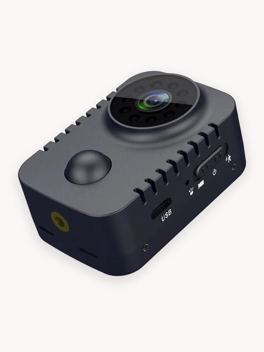 Мини камера HD 1080p с датчиком движения и ночным режимом съемки