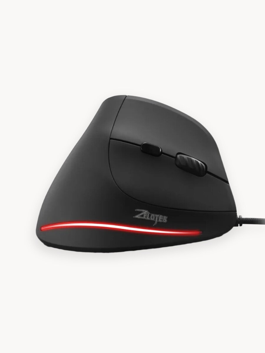 Мышь Svendsen ZELOTES, вертикальная, с подсветкой, проводная, для правой руки