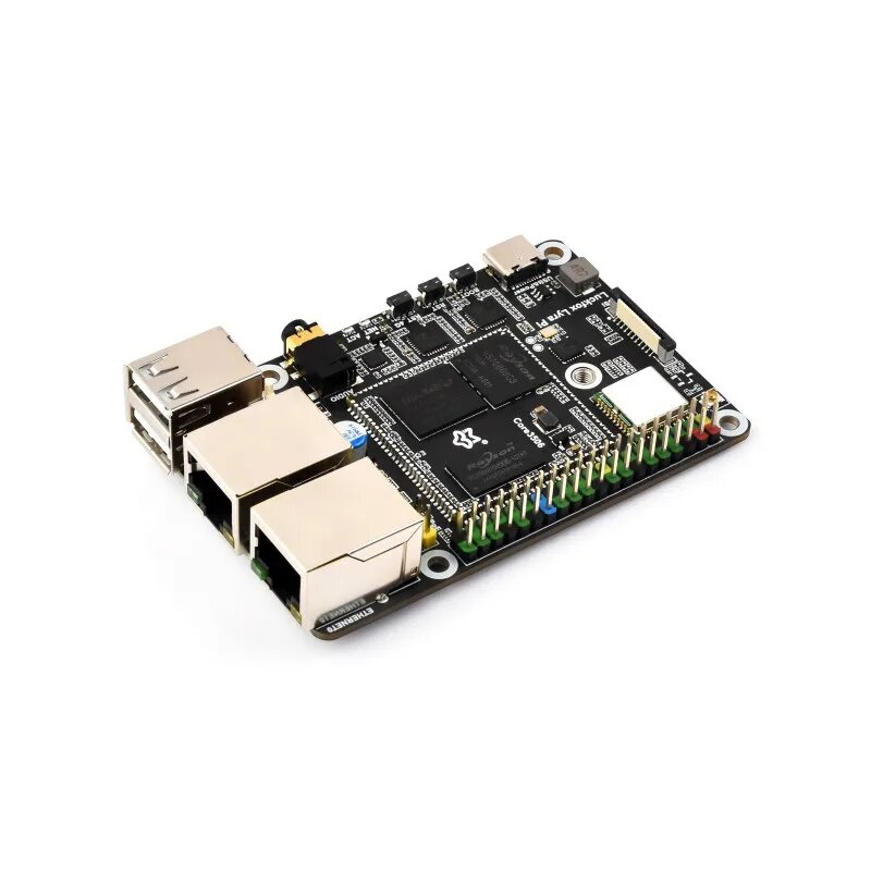 Плата разработки Luckfox Lyra Pi Linux Micro, на базе основной платы Luckfox Core3506, встроенная трехъядерная ARM Cortex-A7/M0
