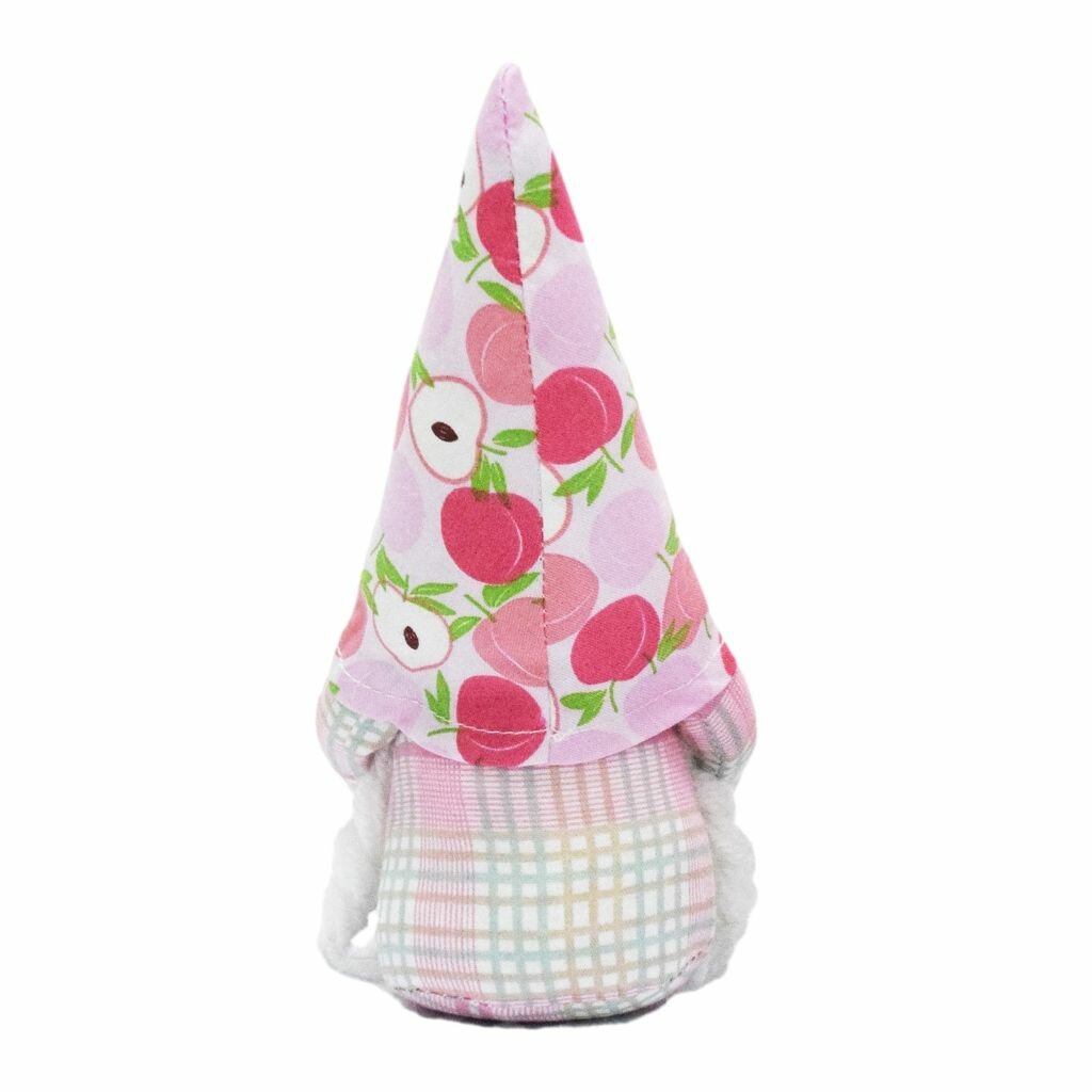 Персиковая безликая кукла-персиковый узор