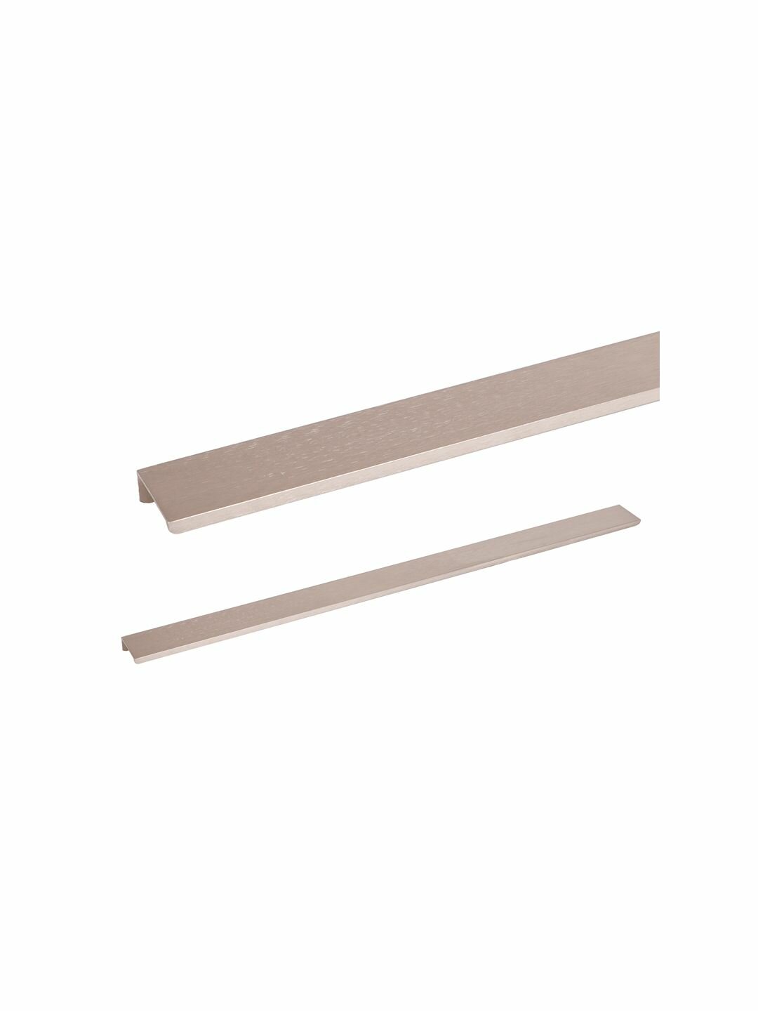 Ручка мебельная накладная алюминиева AKS "INSIDE" 576/597 мм, инокс