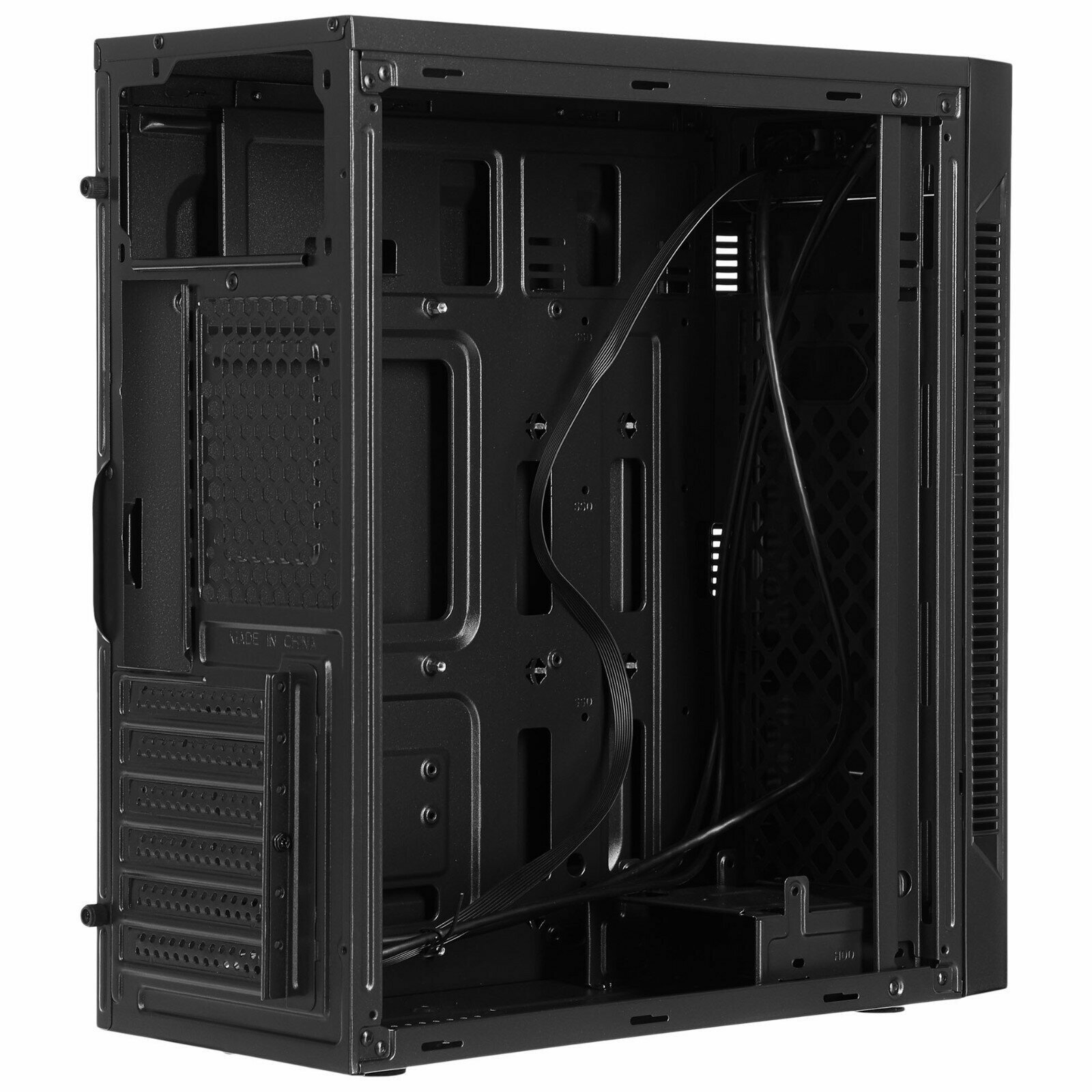 Корпус Digma DCC-MN301 черный без БП mATX 1x80mm 120mm 1xUSB2.0 1xUSB3.0 audio