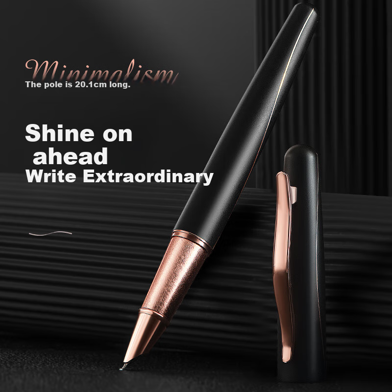 Huaxia Wanjuan Calligraphy Fountain Pen Gift Box, Signature Pen, Business Office Gift, Birthday Gift for Men And Women, Stationery Gift, Ink Set, Hard-Tip Calligraphy Beginner's Fountain Pen