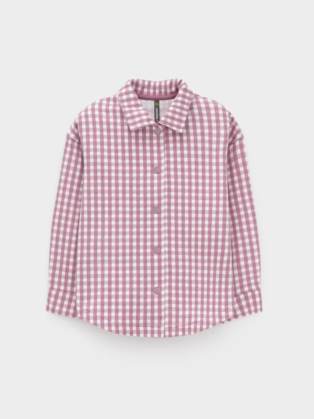 Куртка КР 302567/темная орхидея,маленькая клетка к595