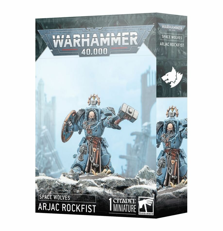 Сборная фигурка для настольной игры Warhammer 40000 - Arjac Rockfist
