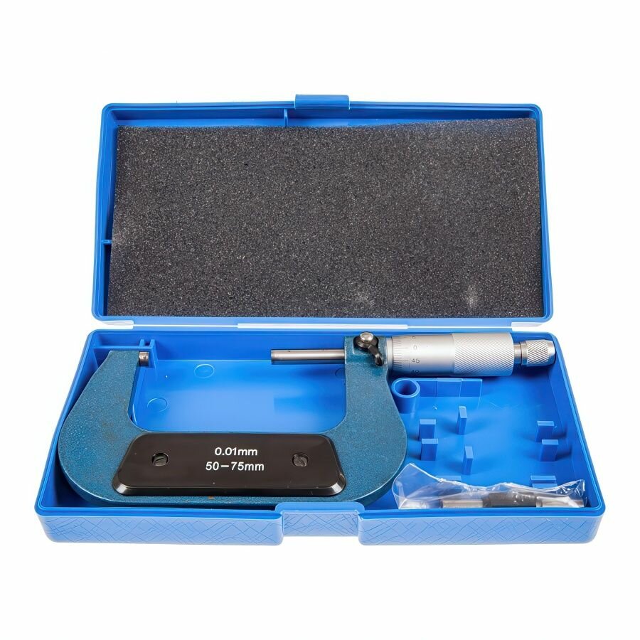 Микрометр механический 50-75мм 0.01мм, арт ER05075 эврика
