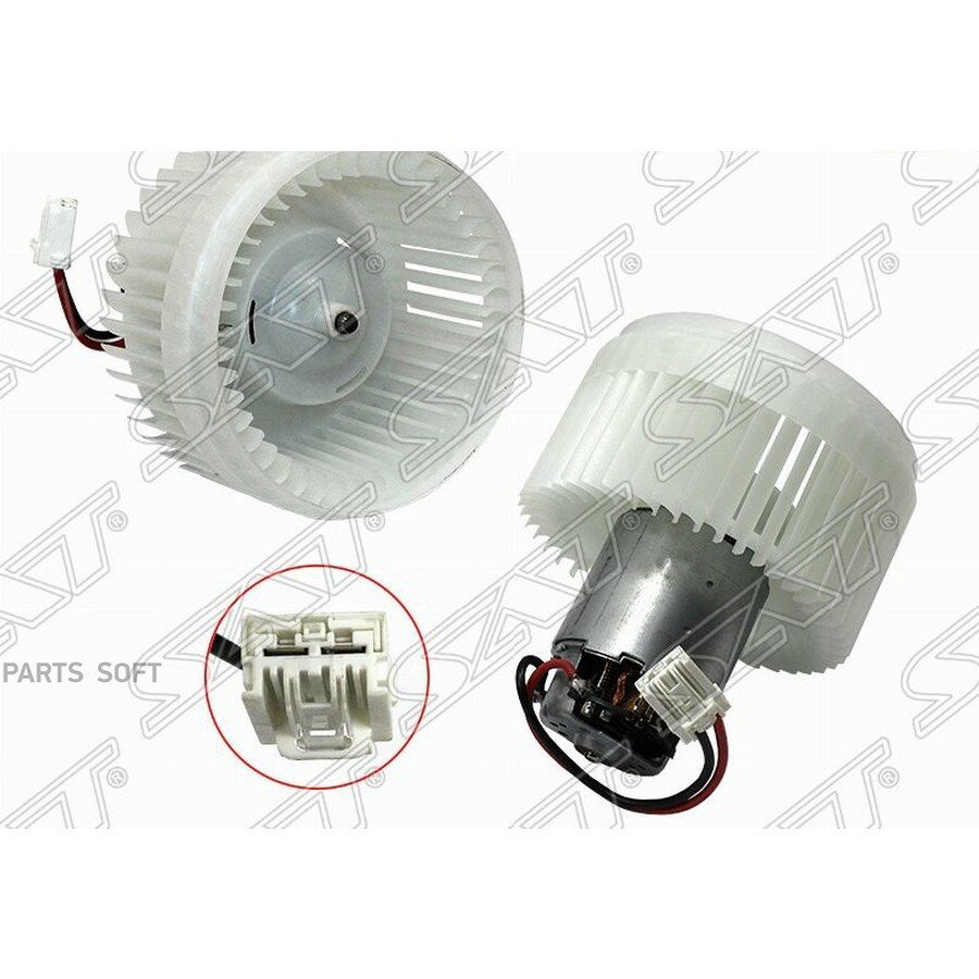 Мотор отопителя салона (Левый руль) Volvo S60 00-10 / XC90 02-14 от официального дистрибьютора, SAT, артикул ST9171479