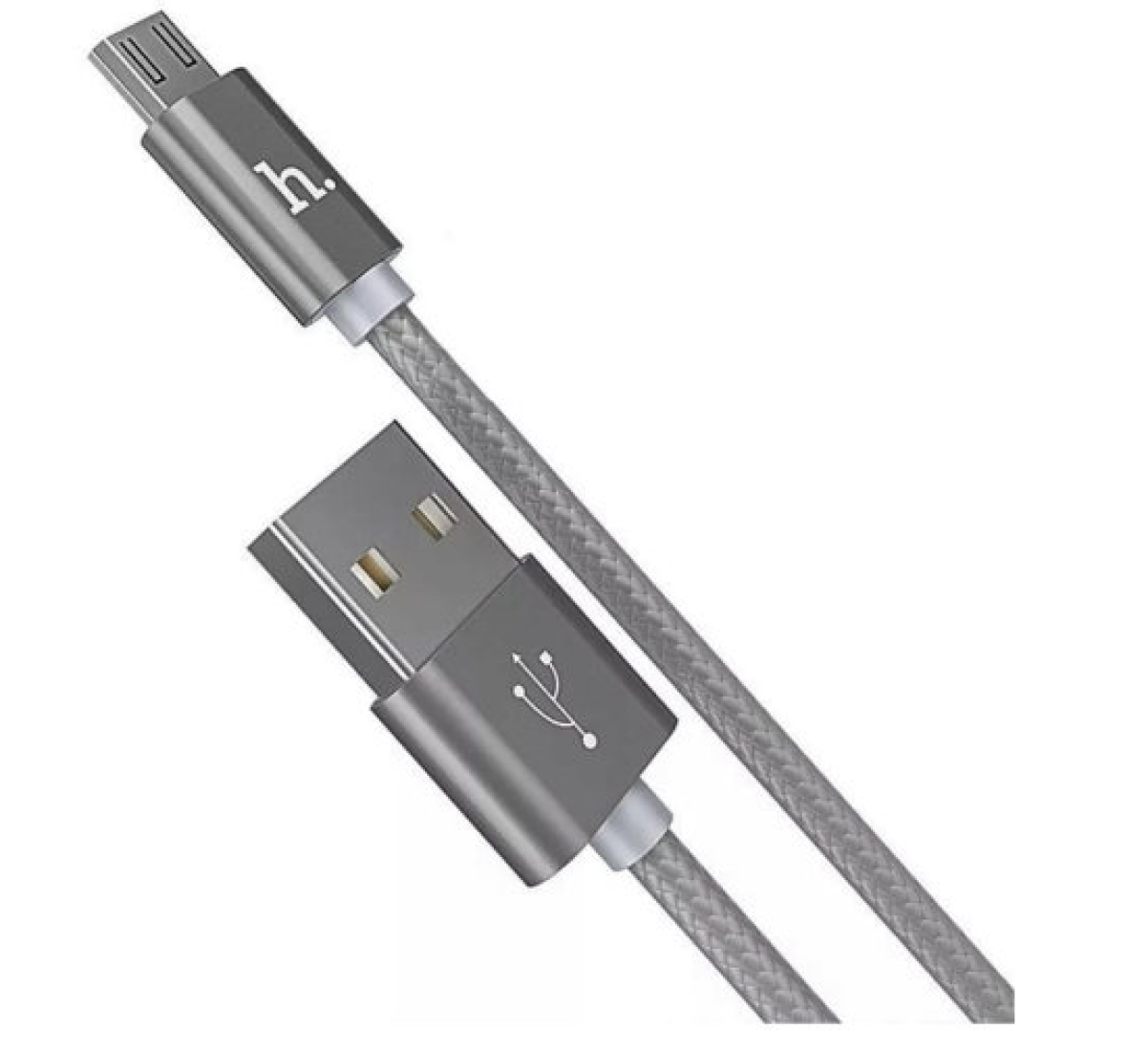 USB Кабель Micro, HOCO, X2, серебрянный