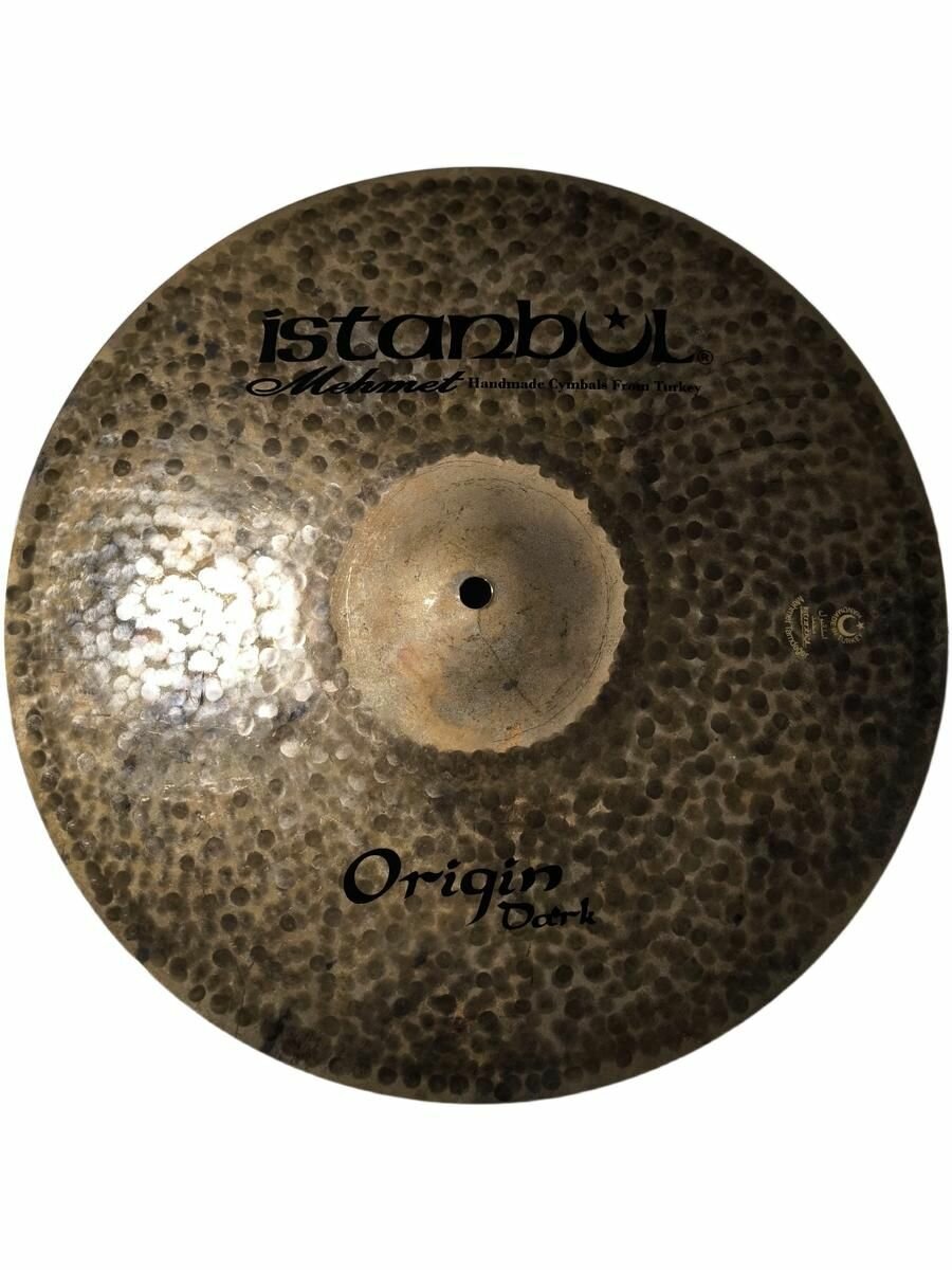 Тарелка для барабанов Istanbul Mehmet Origin Dark Crash 16 дюймов, колокольная бронза В20, ручная ковка.