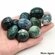 Изумрудные шарики из МOSS Agate, 1 шт