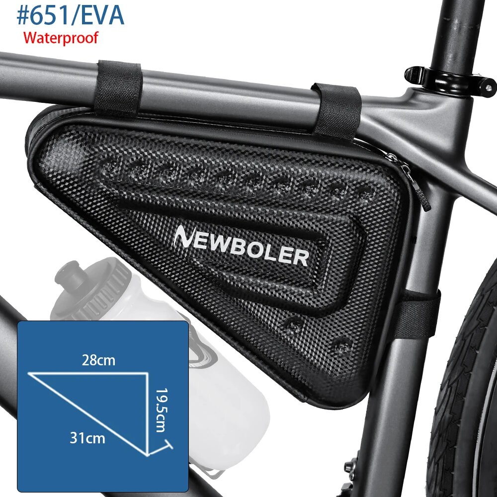 NEWBOLER Водонепроницаемая сумка на раму велосипеда BAG651