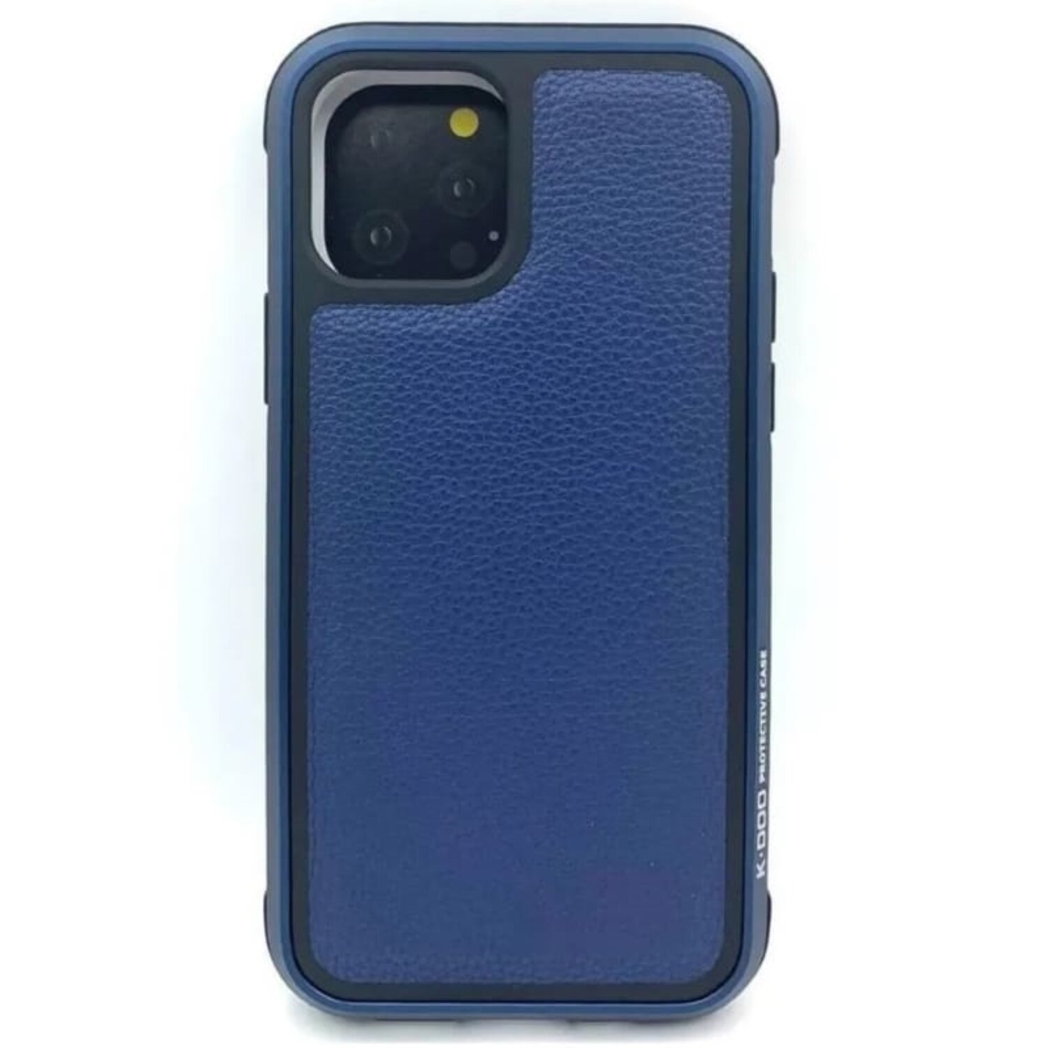 Чехол кожаный K-Doo MARS для iPhone 13 Pro blue синий, кожа.